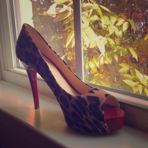 Guess | Shoes | Red Leopard Guess Stiletto Heels | Poshmark